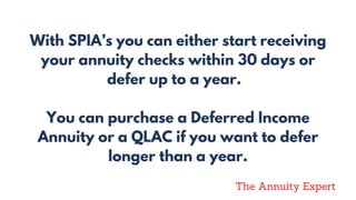 What is an immediate annuity? | PPT