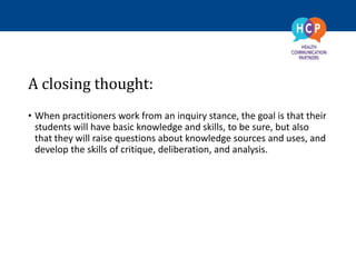 What is an Inquiry Stance? | PPTX