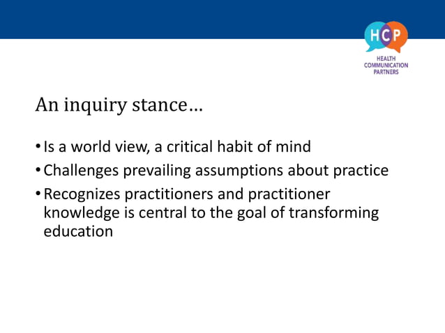 What is an Inquiry Stance? | PPT