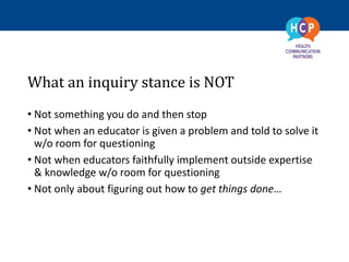 What is an Inquiry Stance? | PPTX