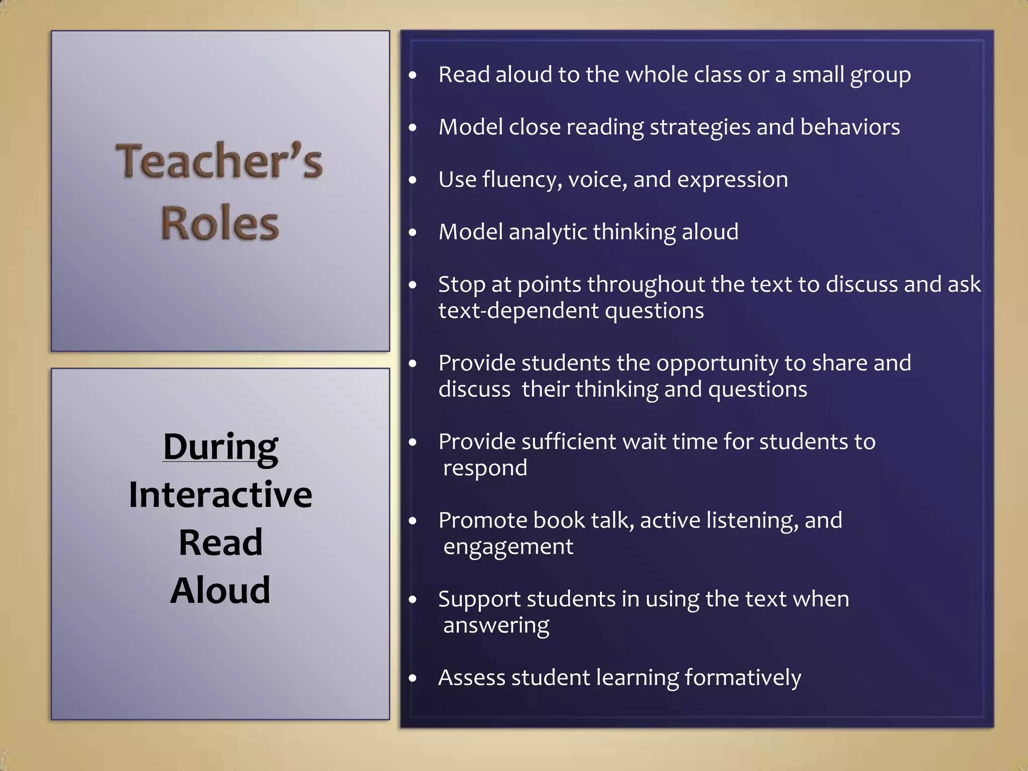 What is an interactive read aloud | PPTX