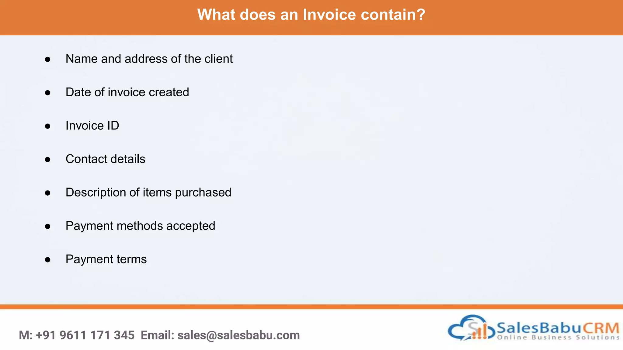 What is an invoice definition, meaning and more | PPTX