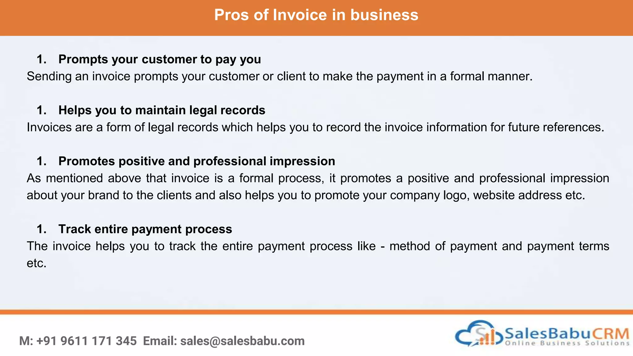 What is an invoice definition, meaning and more | PPTX
