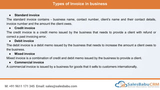 What is an invoice definition, meaning and more | PPTX