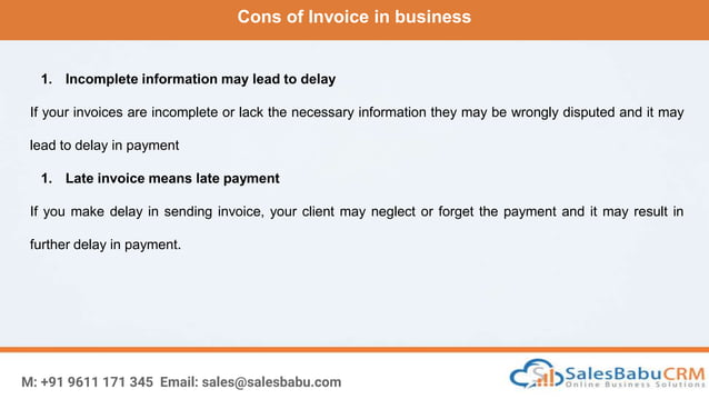 What is an invoice definition, meaning and more | PPTX