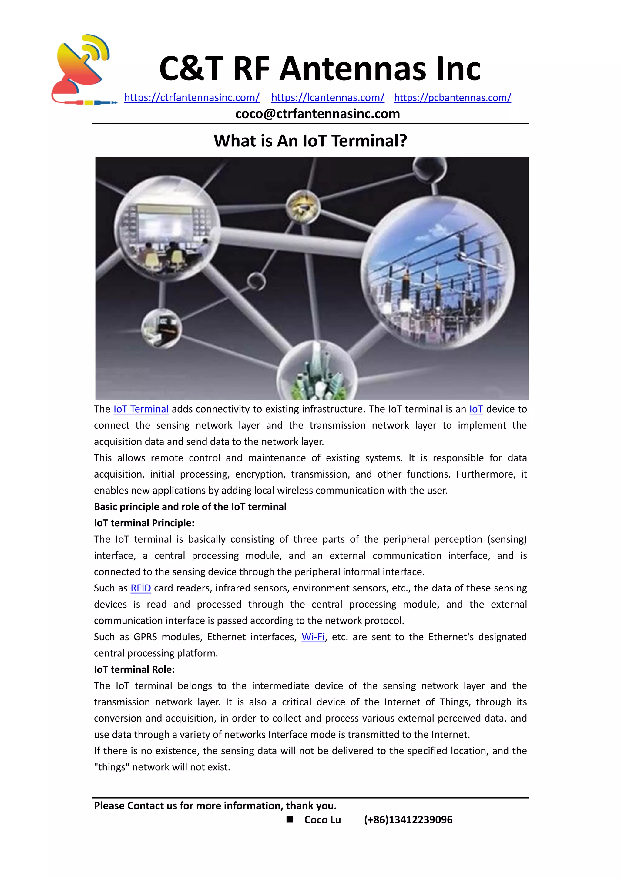 What is an IoT terminal? | PDF