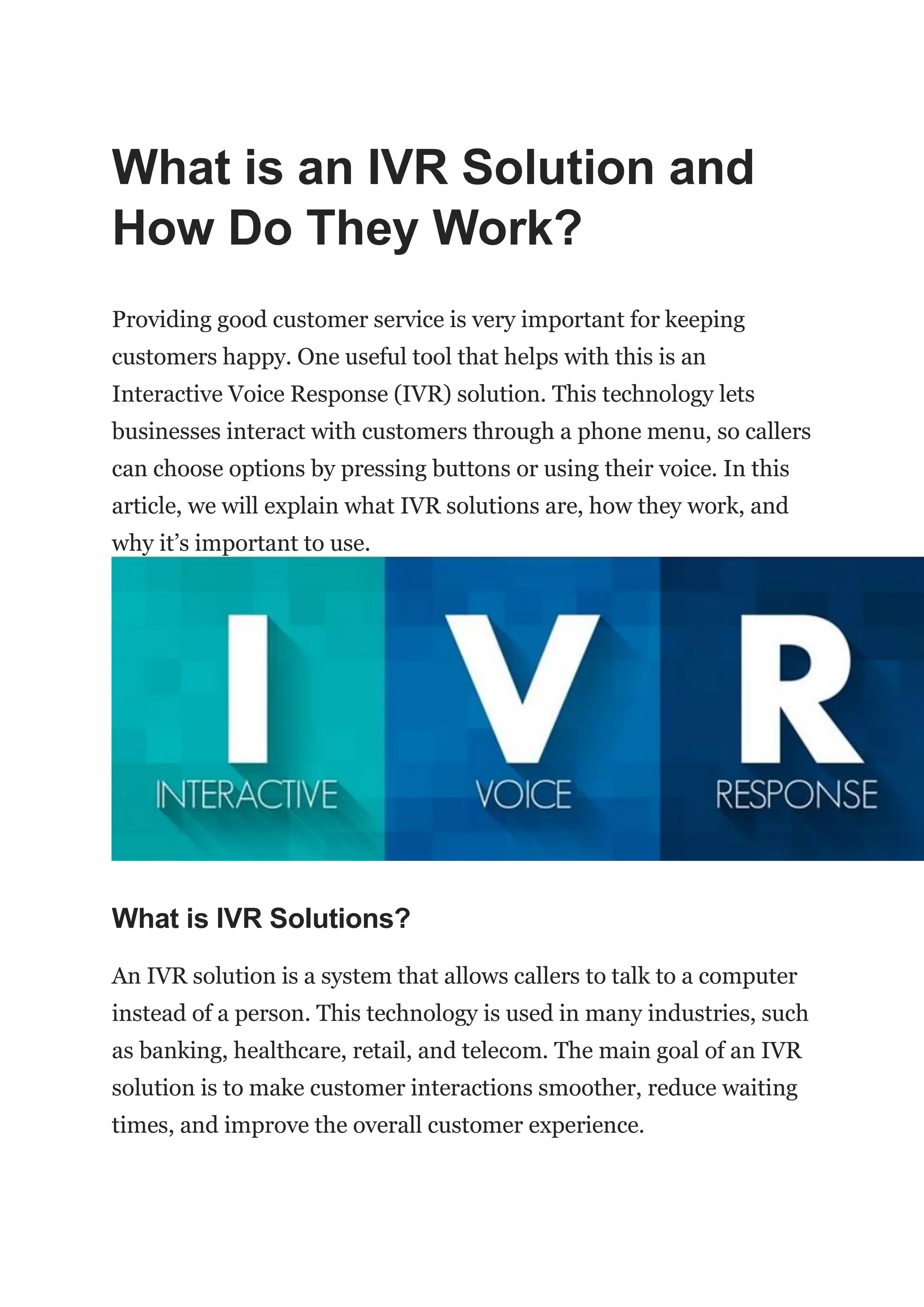 What is an IVR Solution and How Do They Work.pdf