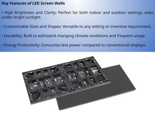 What Is an LED Screen Wall? LED Screens for Events Explained | PPTX