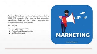 What is an MBA in Marketing? | PPTX