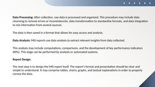 What is an MIS report & How Do MIS Reports Work? | PPTX