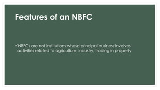 Know about NBFC stands for Non-Banking Financial Company | PPTX