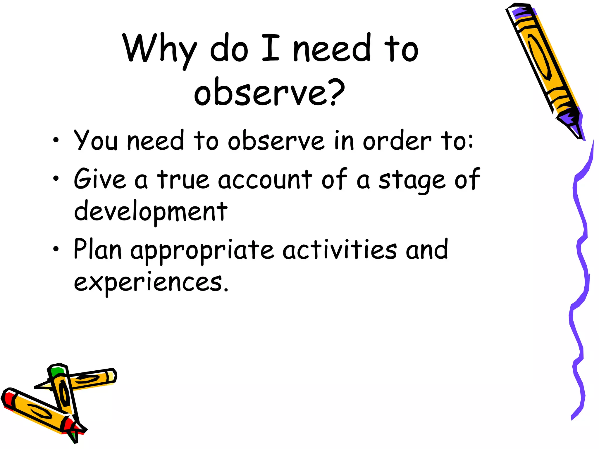 What is an observation | PPT