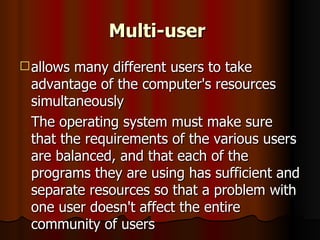 What is an operating system | PPT