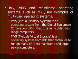 What is an operating system | PPT