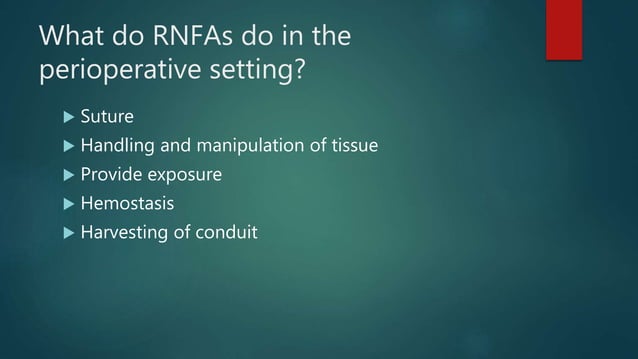What is an RNFA? | PPTX