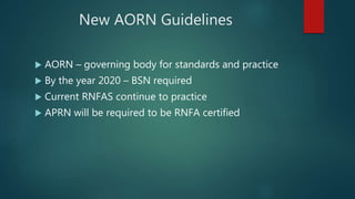 What is an RNFA? | PPT
