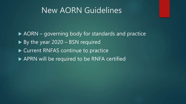 What is an RNFA? | PPTX