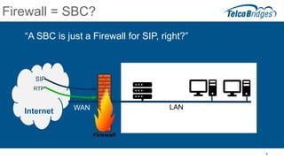 What is an SBC? A look at the role of the Session Border Controller | PPTX