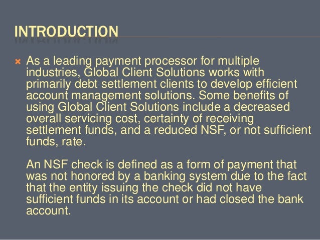 What Is a NSF Check?