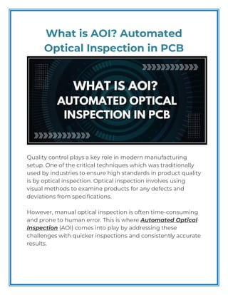 What is AOI ?Automated Optical Inspection in PCB.pdf