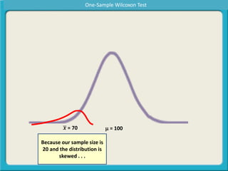 What is a one sample wilcoxon test | PPT
