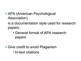 What Is APA | PPT