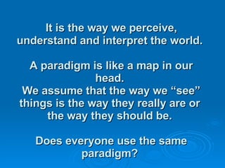What Is A Paradigm Ppt | PPT | Cruises | Travel Type