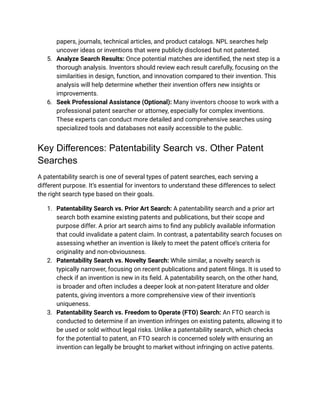 What is a Patentability Search and Why It Matters for Inventors | IIP Search | PDF | Free Download