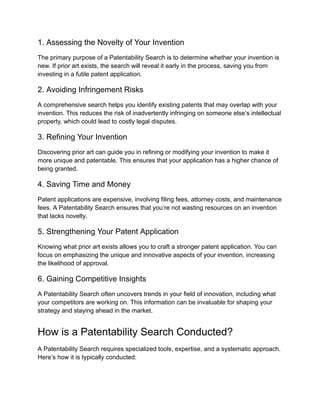 What is a Patentability Search (Novelty Search) and Why is it Important ...