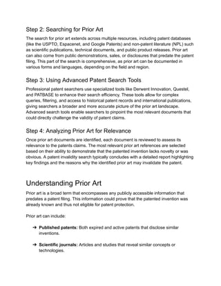 What is a Patent Invalidity Search | Process, Importance, and Key Challenges | InventionIP | PDF