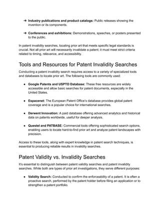 What is a Patent Invalidity Search | Process, Importance, and Key ...