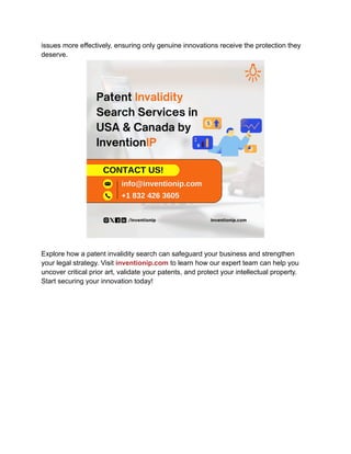 What is a Patent Invalidity Search | Process, Importance, and Key ...