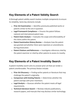 What is a Patent Validity / Invalidity Search? | Complete Guide ...