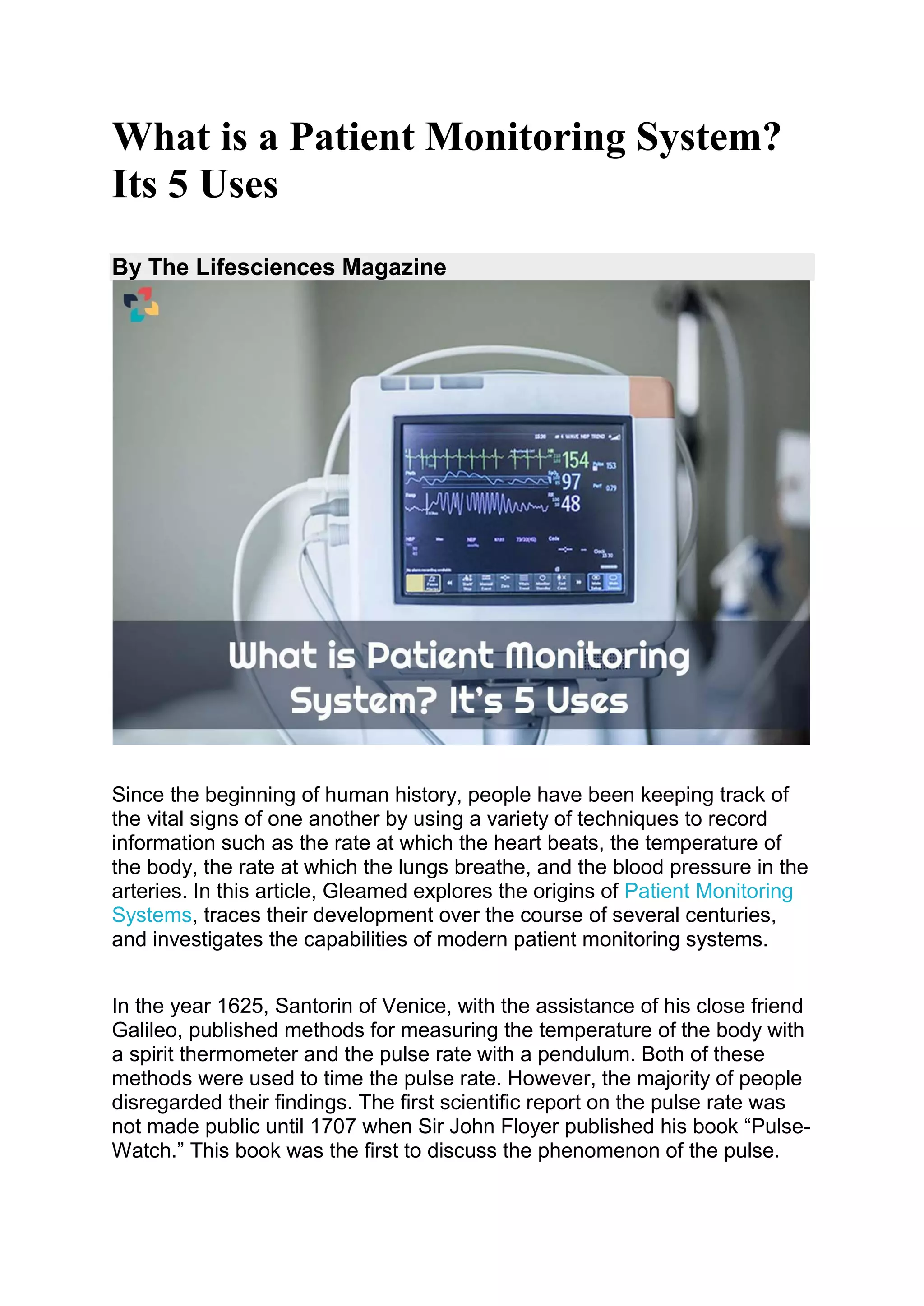 What is a Patient Monitoring System.pdf