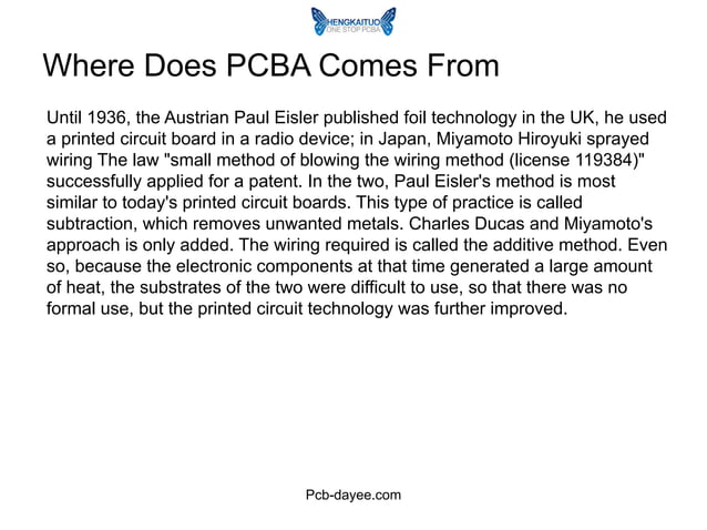 What is a PCBA | PDF