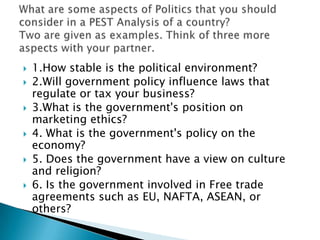 What is a pest | PPTX