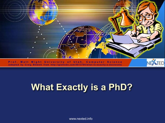 What is a PhD | PPT