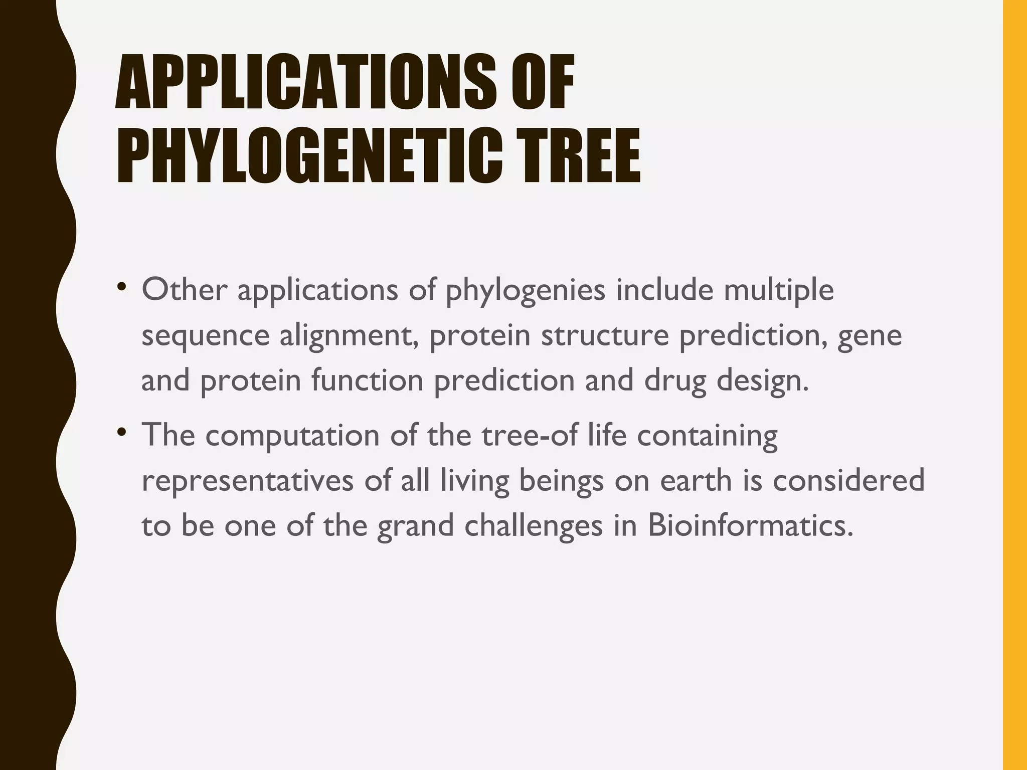 Phylogenetic Tree, types and Applicantion | PPT
