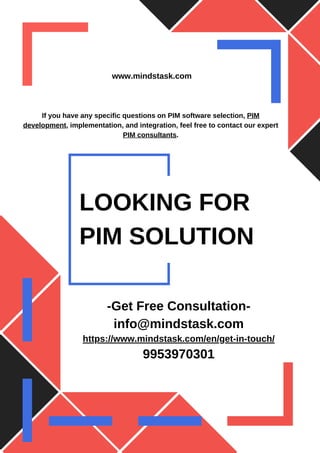 What is a PIM and why do you need one | PDF