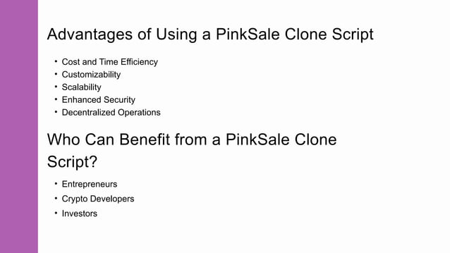 What is a PinkSale Clone Script and How Does It Work.pptx