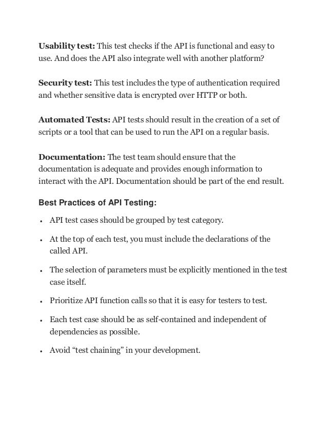 What is API test automation | PDF