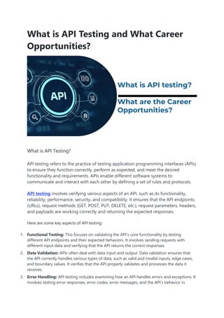 What is API Testing and What Career Opportunities.pdf