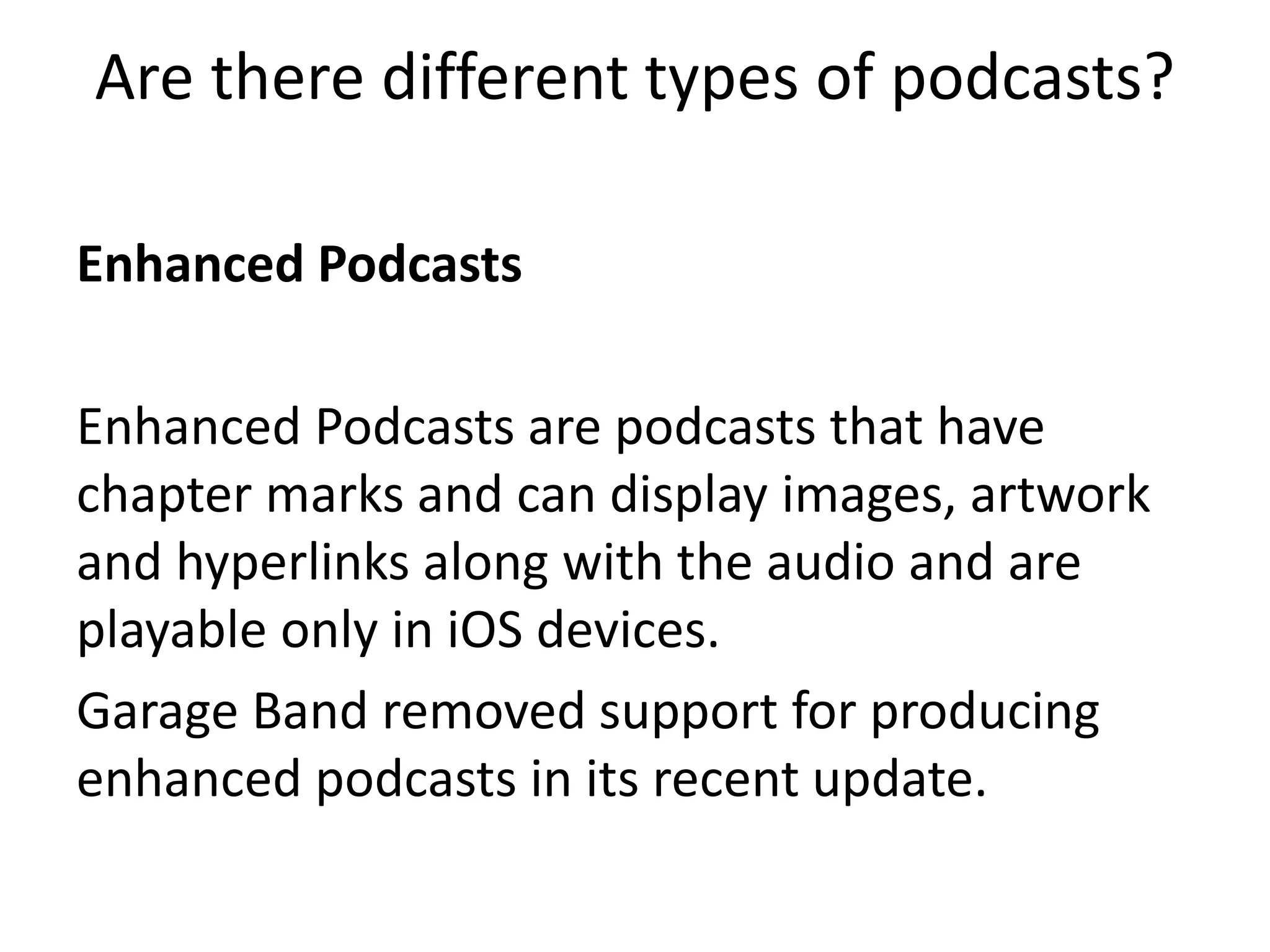 What is a podcast? | PPTX