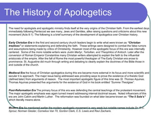 What is Apologetics | PPTX