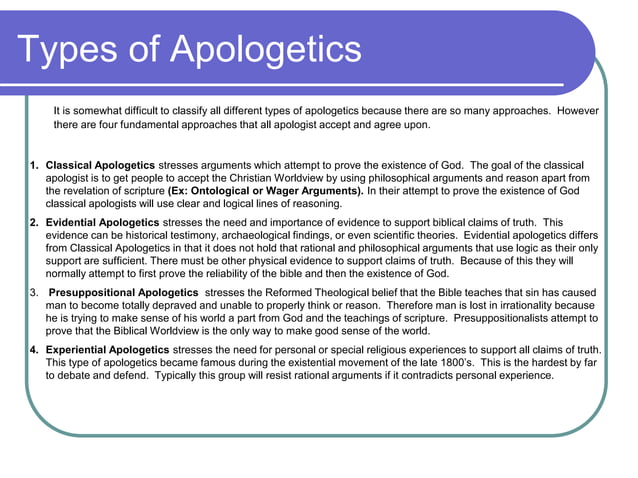 What is Apologetics | PPTX | Christianity | Religion & Spirituality