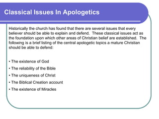 What is Apologetics | PPTX