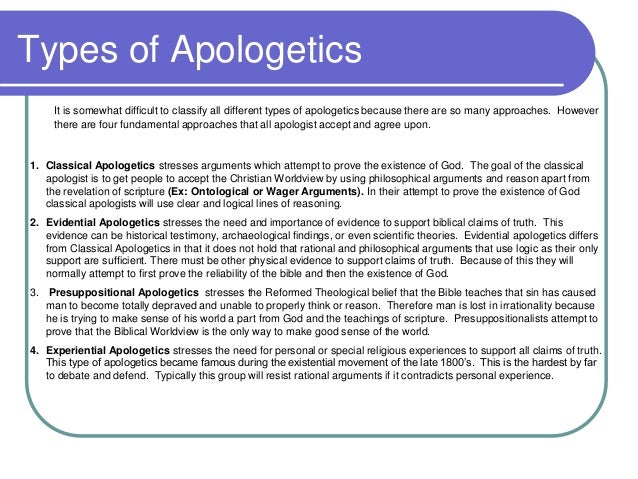 What is Apologetics