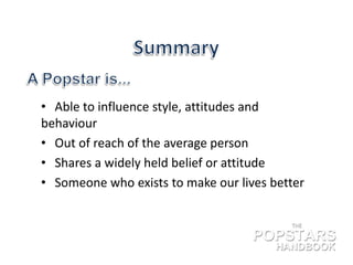 What is a Pop star? | PPT