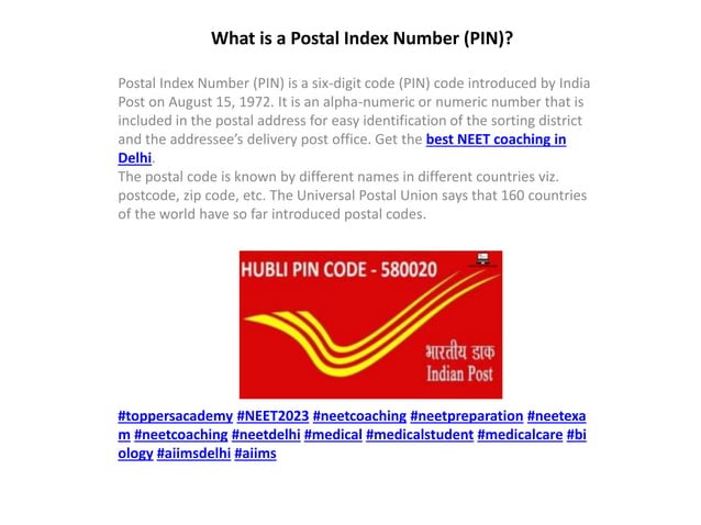 What is a Postal Index Number (PIN.pptx