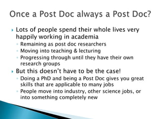 What is a Postdoc? | PPTX